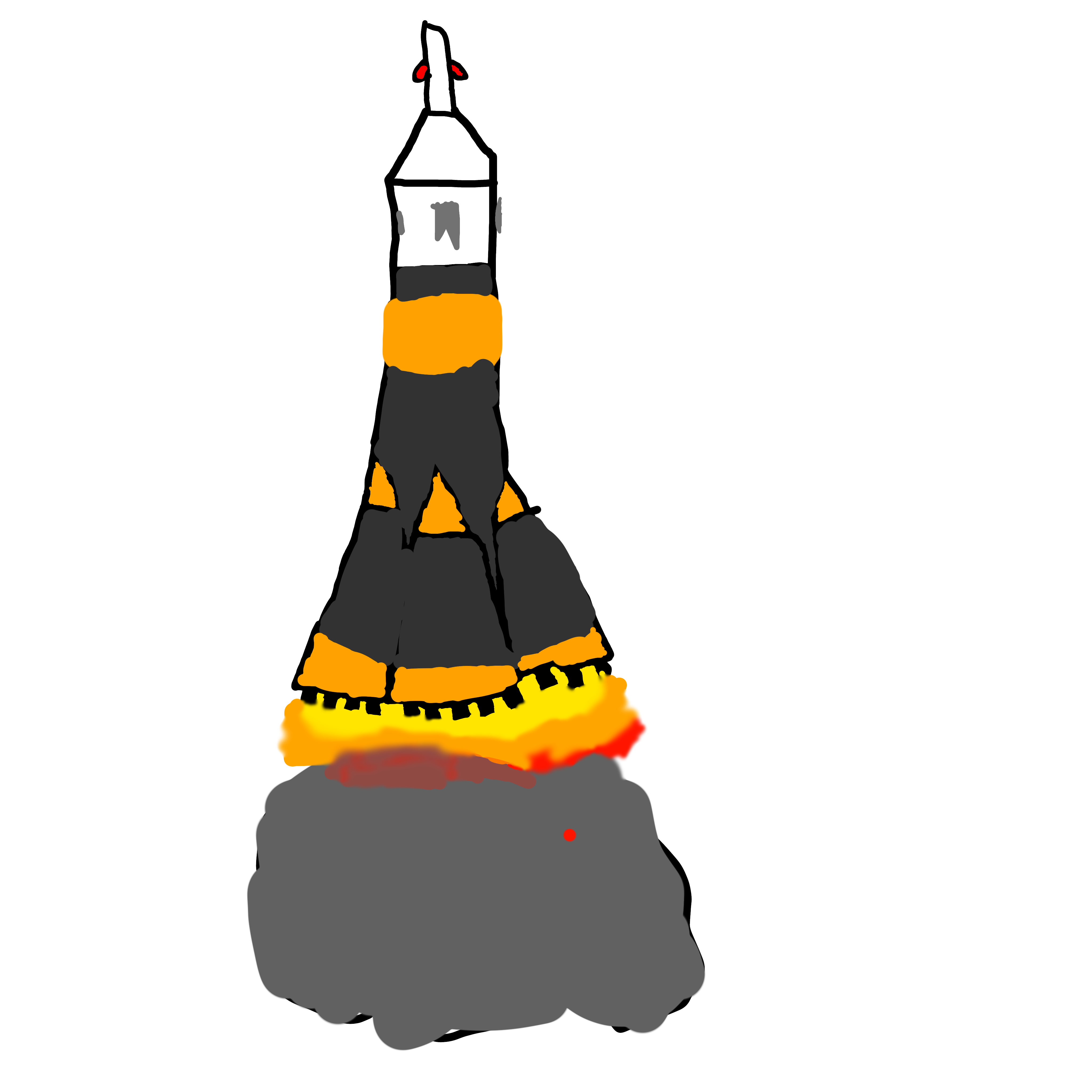 Soyuz rocket - ibisPaint