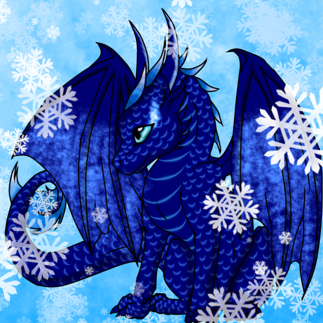 My Momma's Snow Dragon - ibisPaint