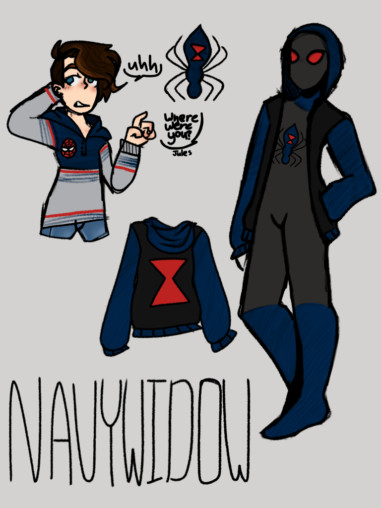 My spidersona Navy-Widow - ibisPaint