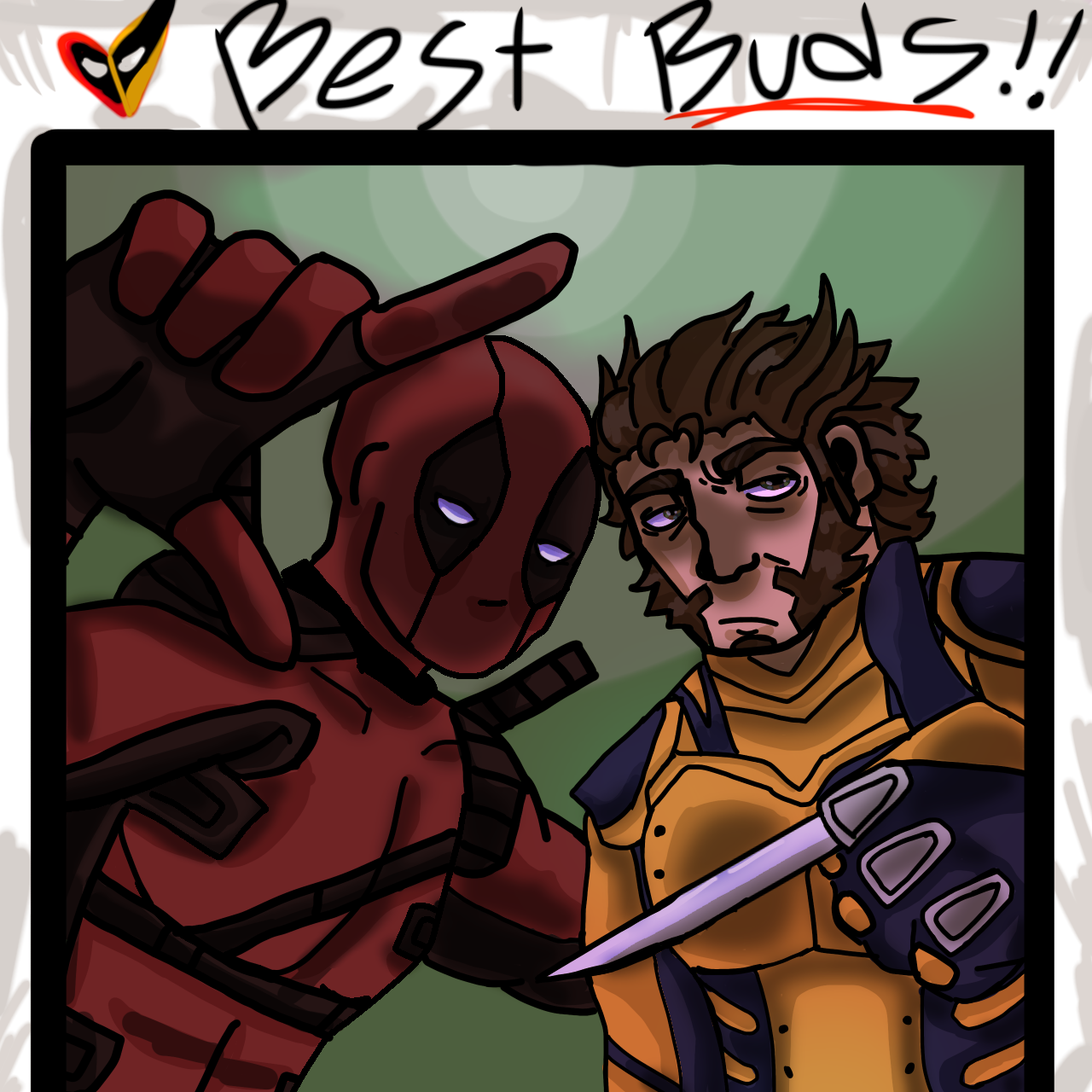 Deadpool and Wolverine ♥️💛 - ibisPaint