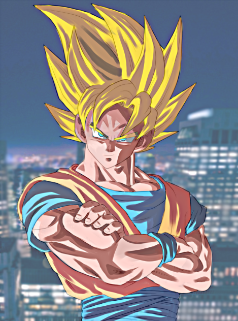 Goku ssj - ibisPaint
