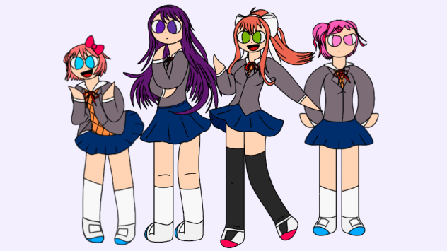 Doki-Doki Literature Club - ibisPaint