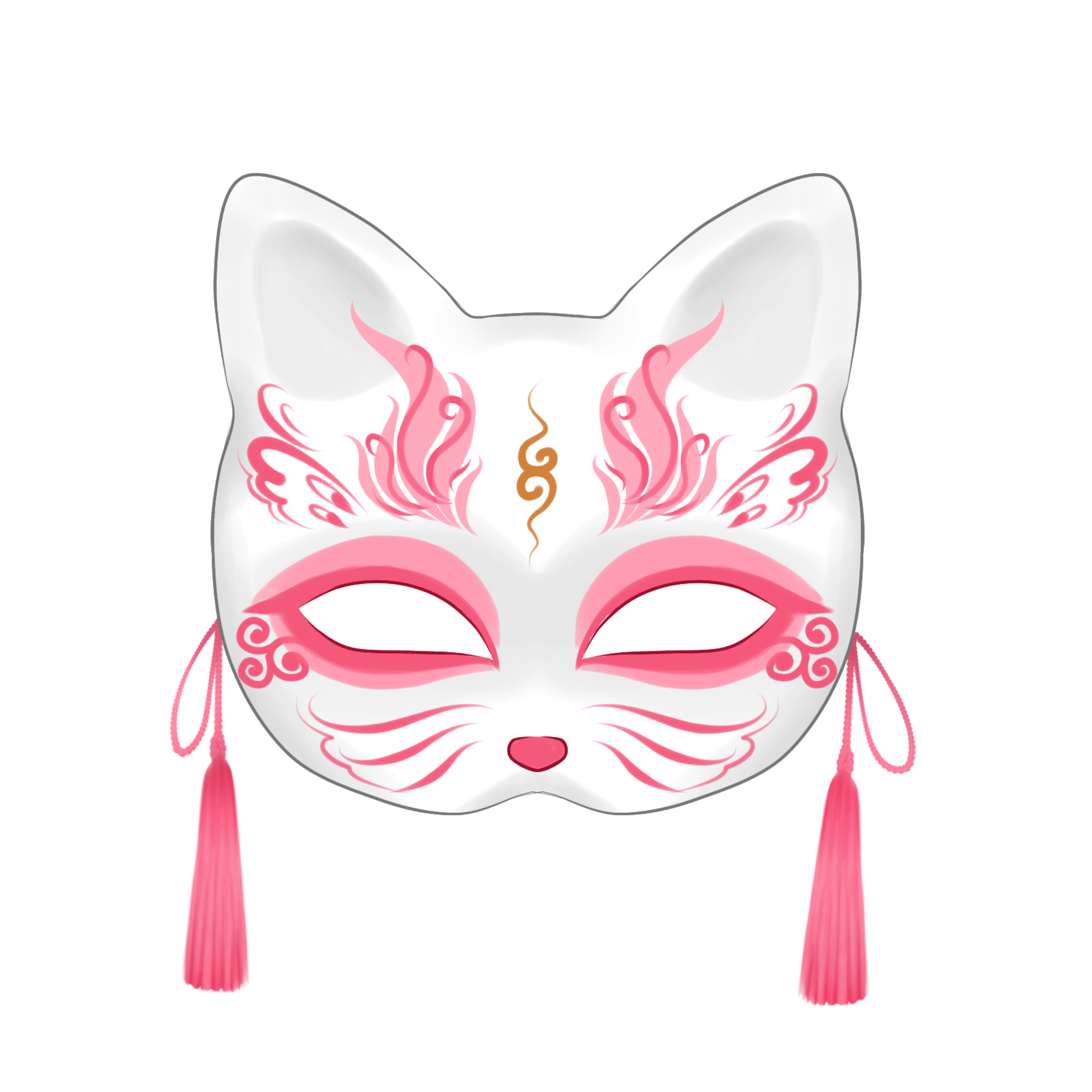 Kitsune Mask - ibisPaint
