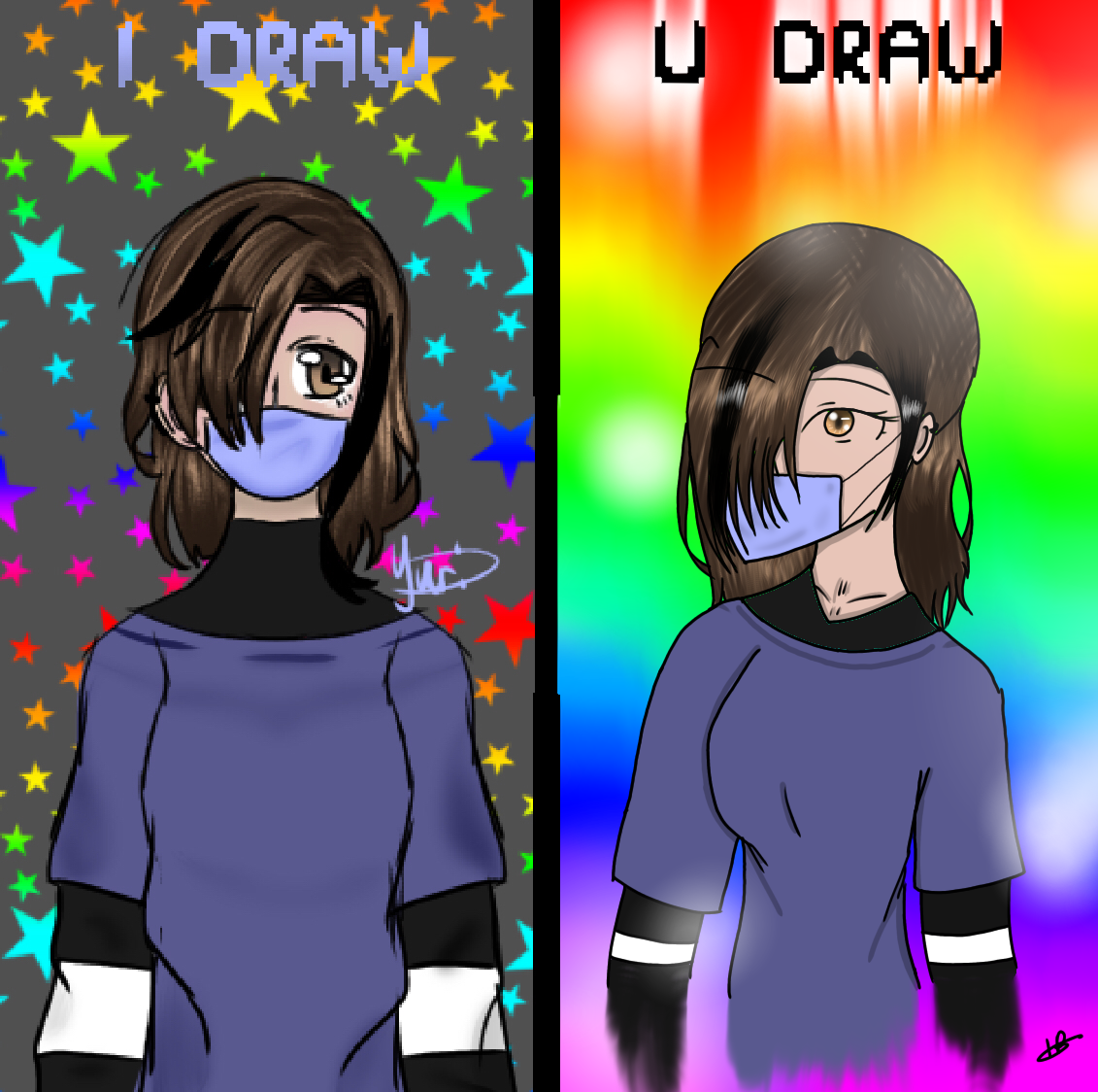 I draw you draw collab! - ibisPaint