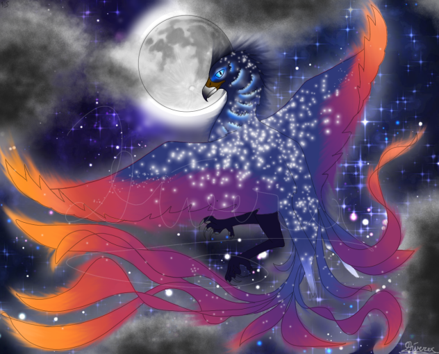 Galactic Phoenix ^^ - ibisPaint
