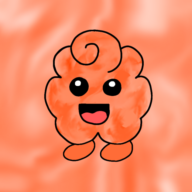 Orange puff - ibisPaint