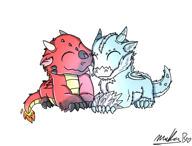 Dragon Love💕💕 - ibisPaint