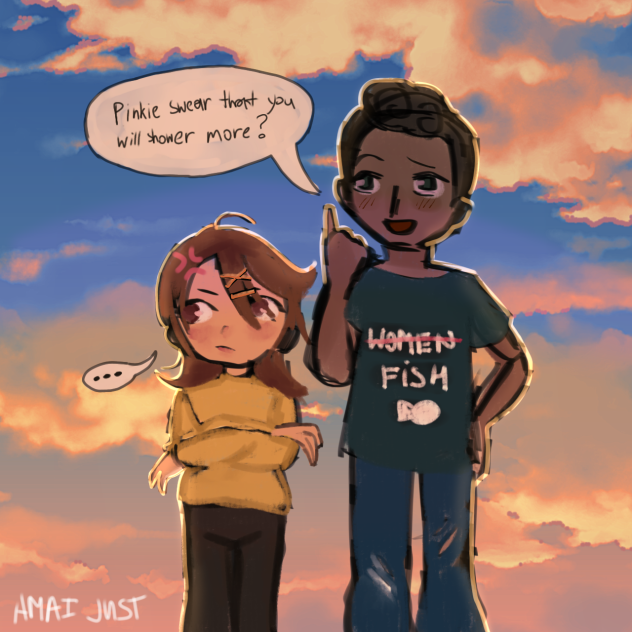 Boys being bros - ibisPaint