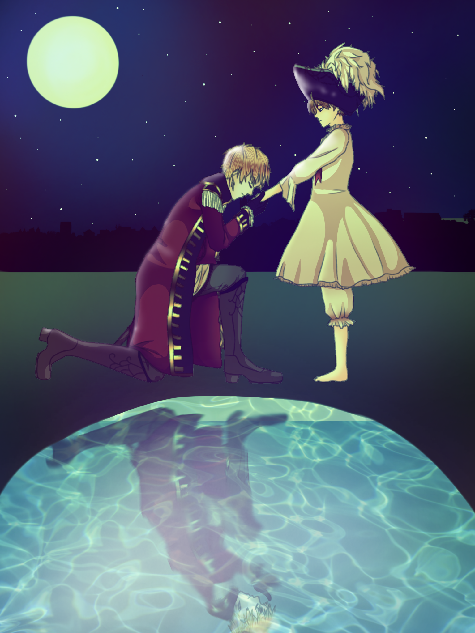 Child Alfred and Pirate Arthur - ibisPaint