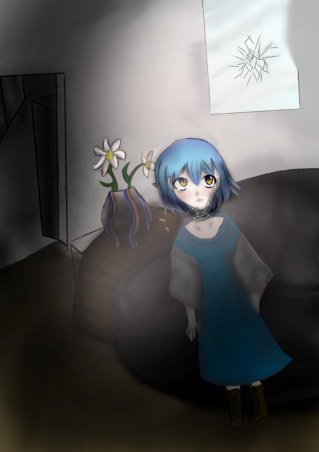 The main heroine of Lustrous father - ibisPaint