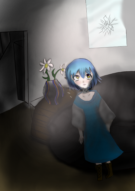 The main heroine of Lustrous father - ibisPaint