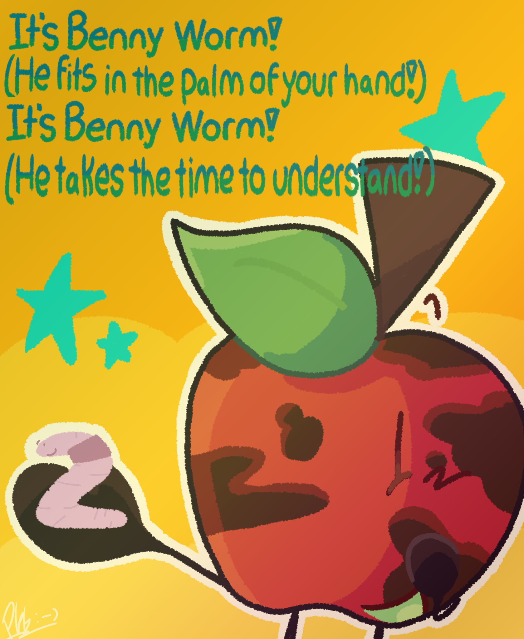 It's Benny Worm! - ibisPaint