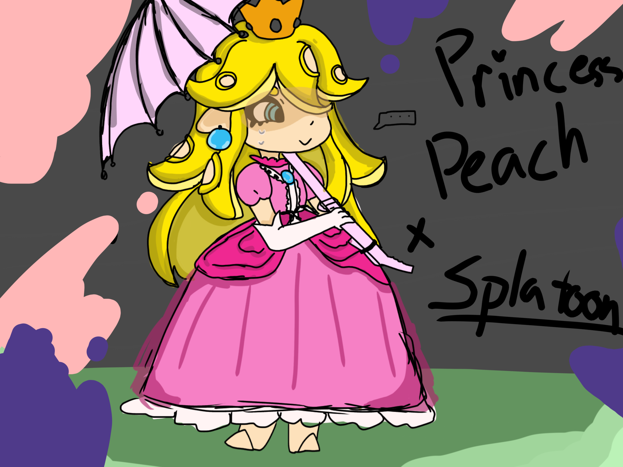 Princess Peach x Splatoon - ibisPaint