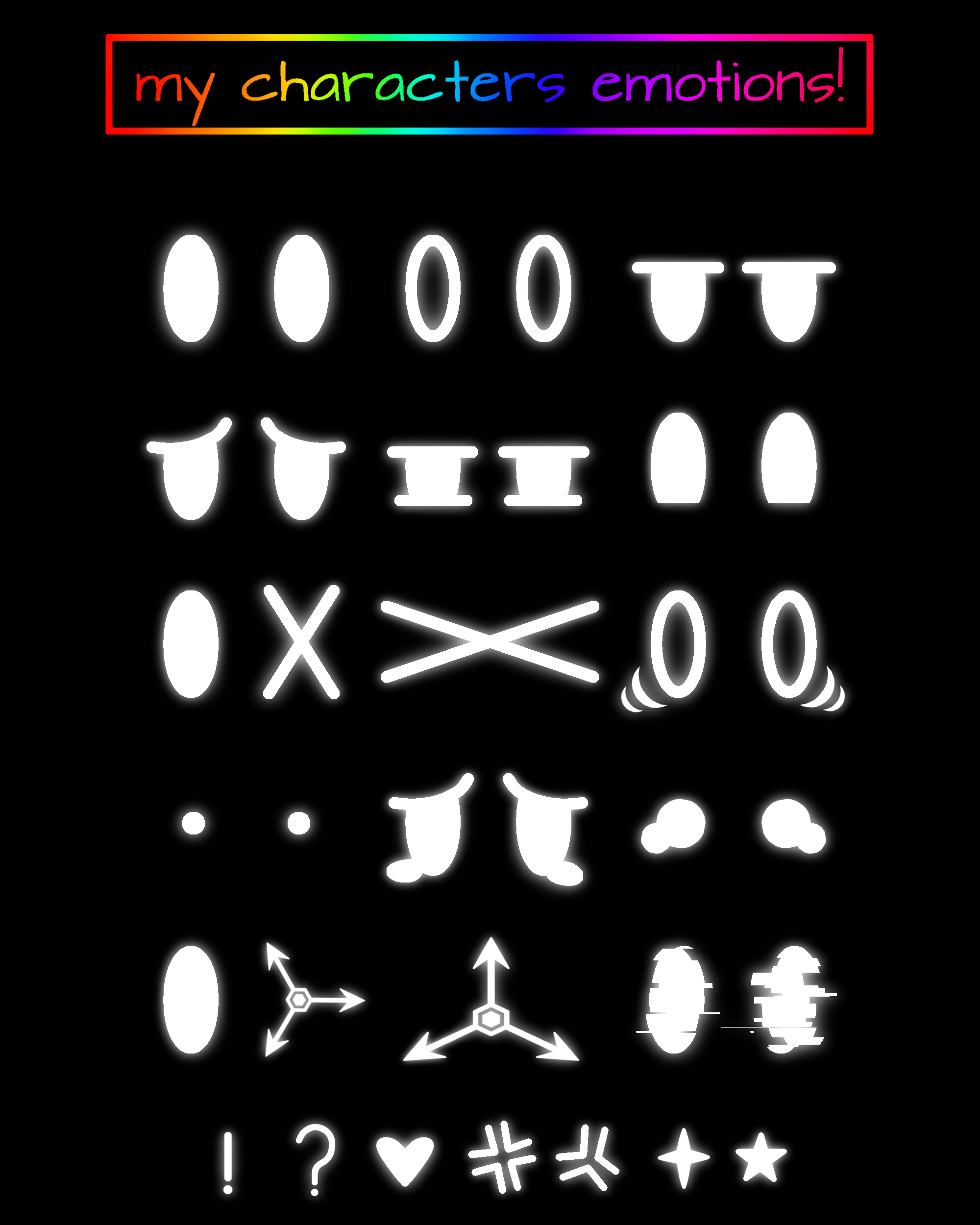 Murder drones emotions sheet part 1 - ibisPaint