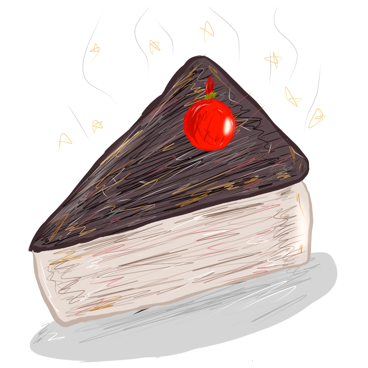 cake cherry🍒 - ibisPaint
