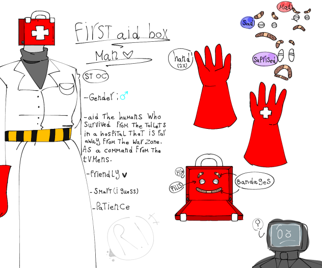 first aid boxman ( skibidi toilet oc ) - ibisPaint