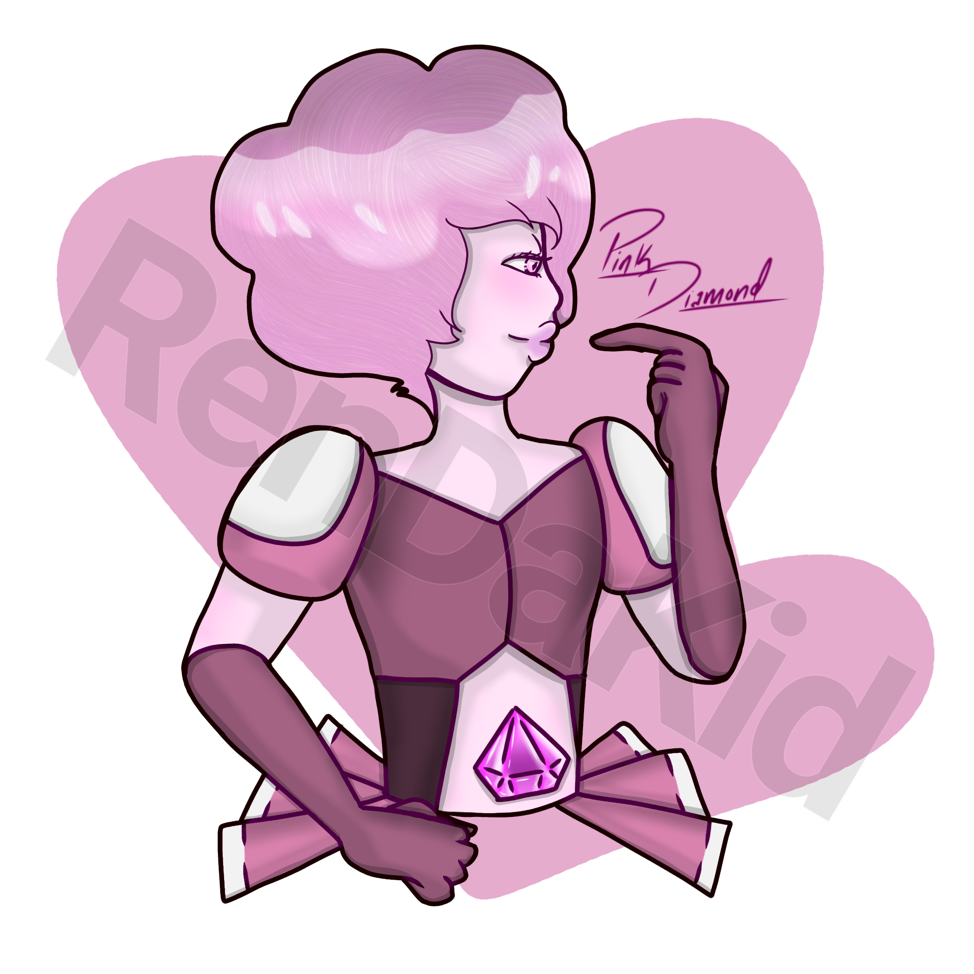 Steven Universe Pink Diamond Fan Art - ibisPaint