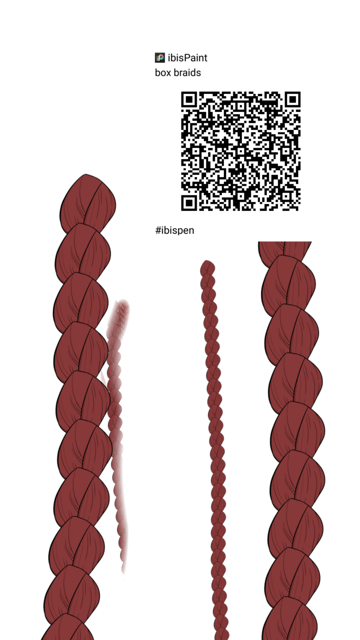 box braids - ibisPaint