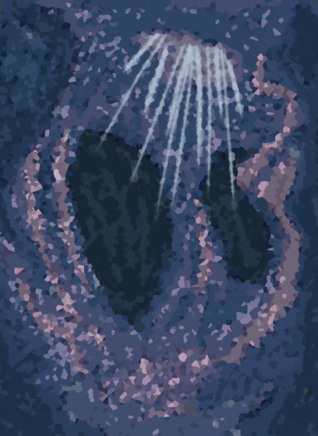 Underwater Cave Art - ibisPaint