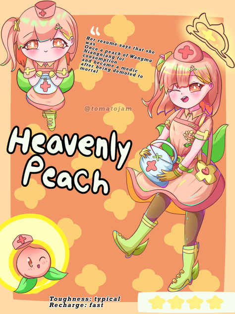 Heavenly Peach pvz - ibisPaint