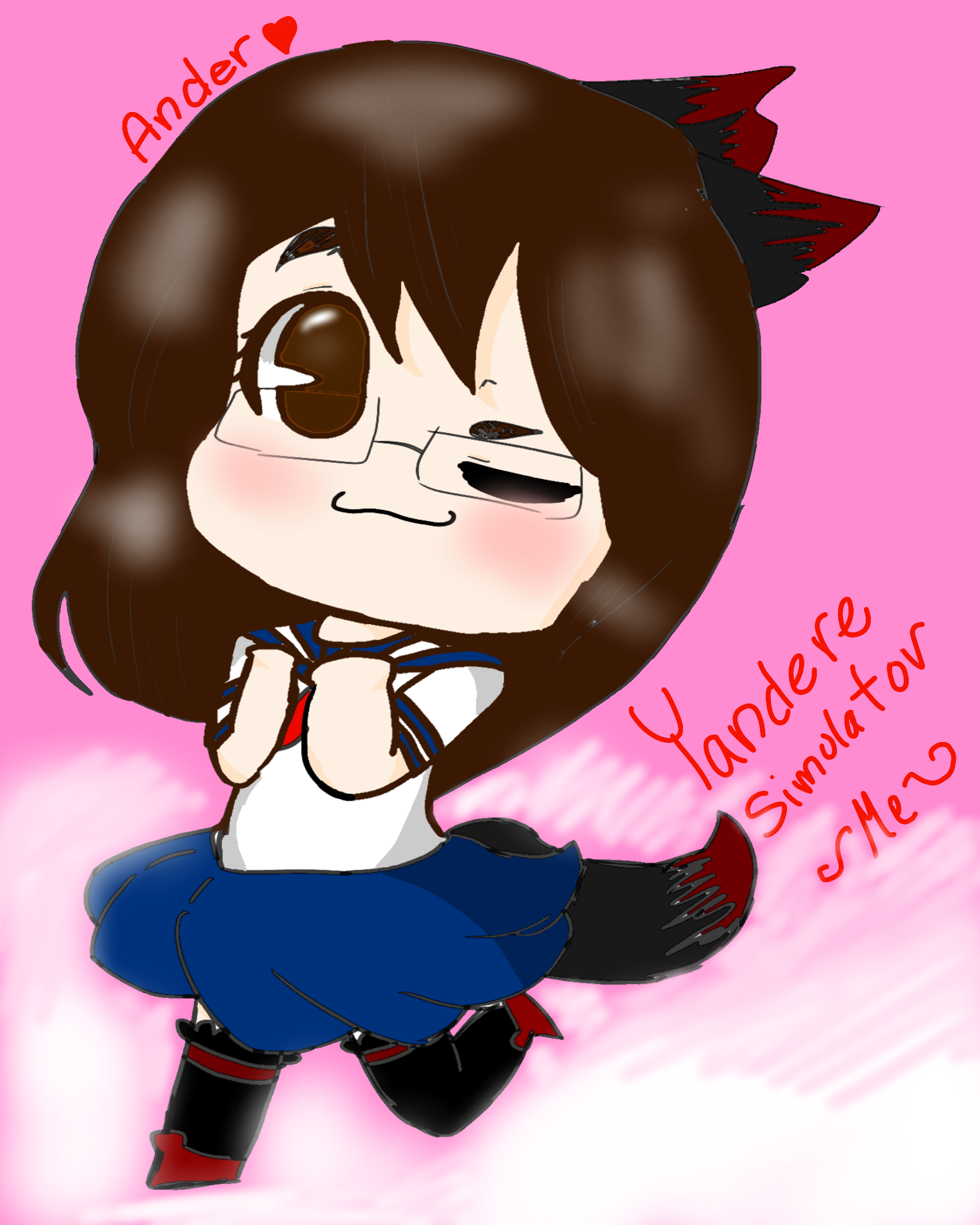 Yandere simulator me - ibisPaint