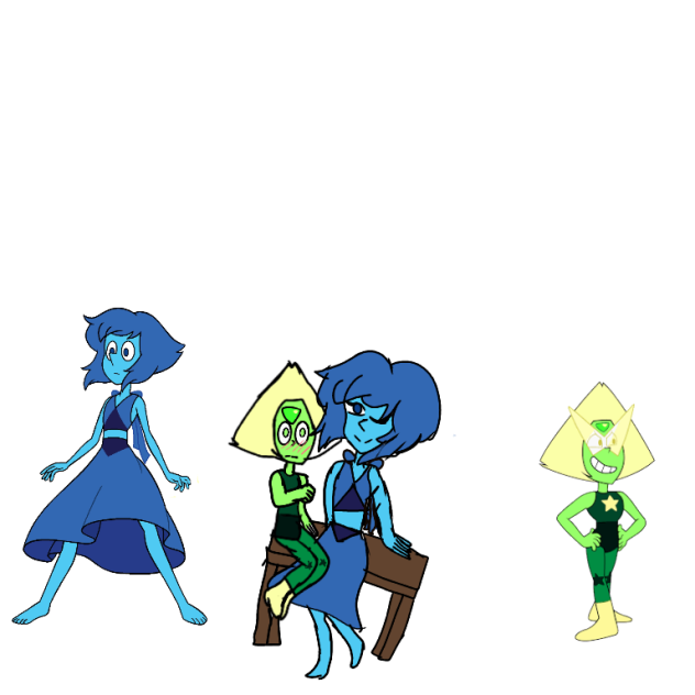 lapidot lapis x peridot speedpaint - ibisPaint