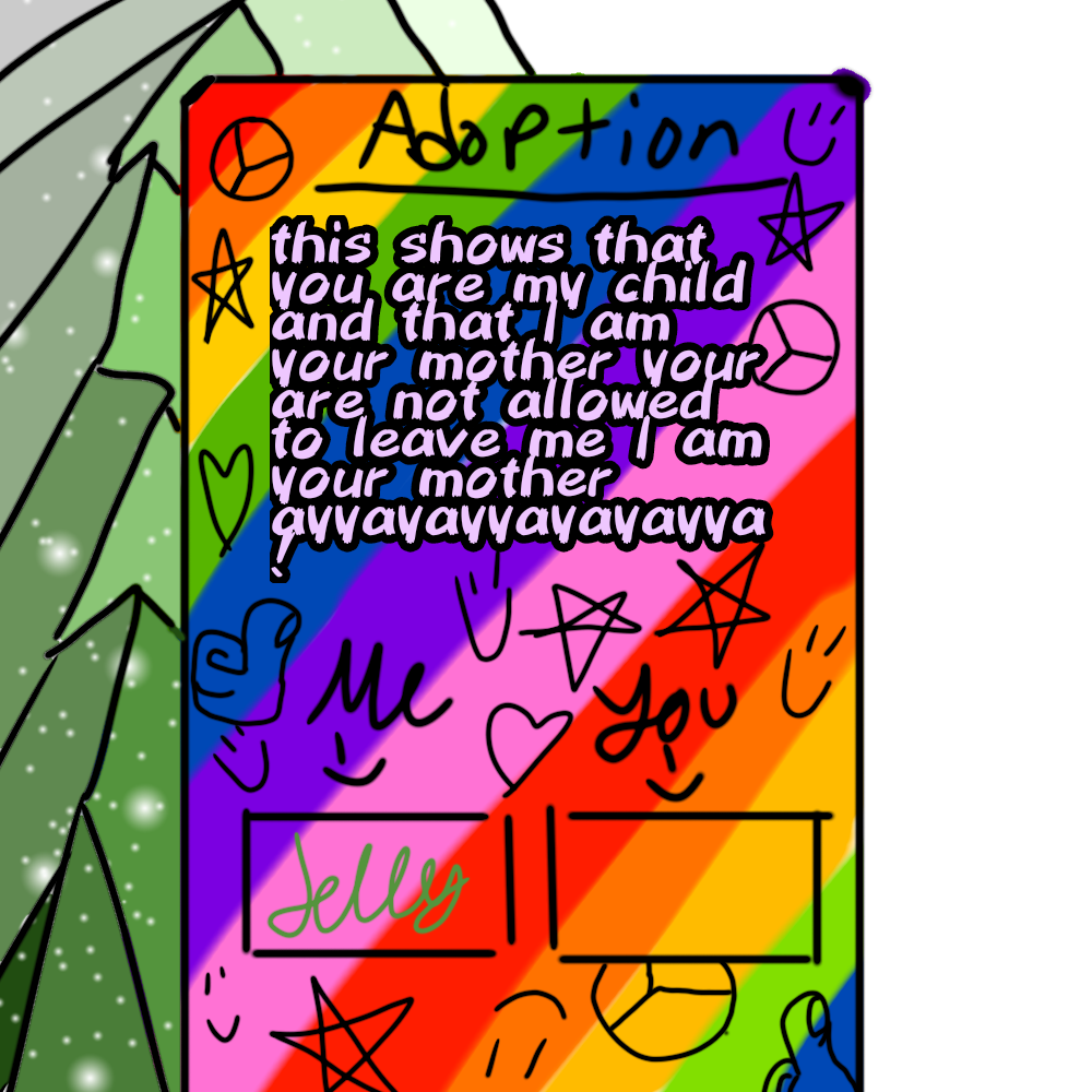 Adoption papers w TEDDY_💚Jelly - ibisPaint