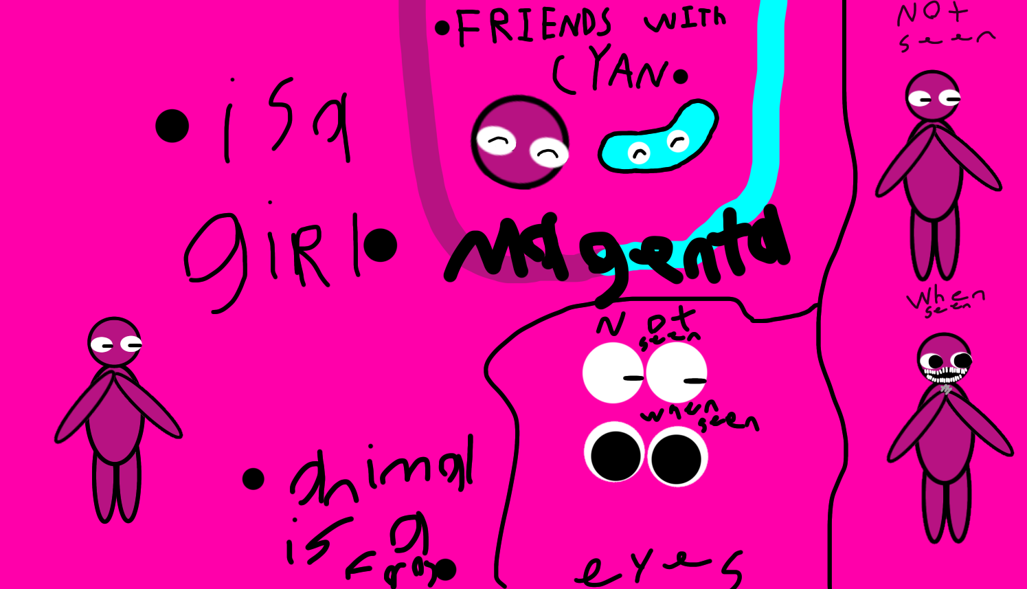 Rainbow friends magenta - ibisPaint