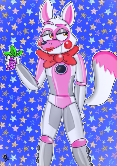 funtime Foxy happy New Year 🥳🥳🥳 - ibisPaint
