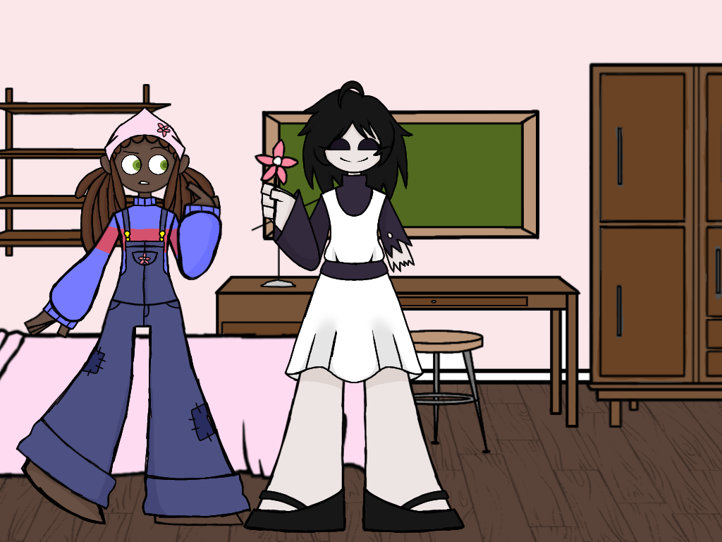 frisk meets someone new - ibisPaint