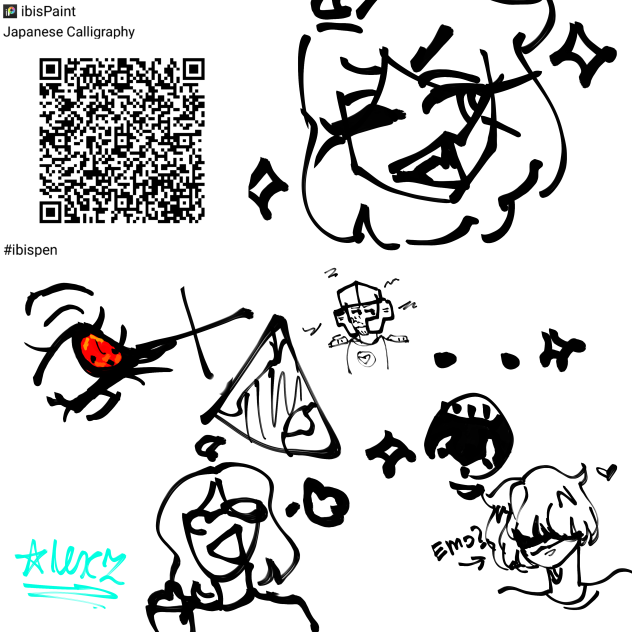 my lineart brush js in case - ibisPaint