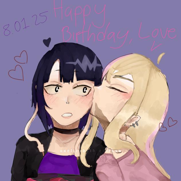 Jiro and Liz (my mha oc) - ibisPaint