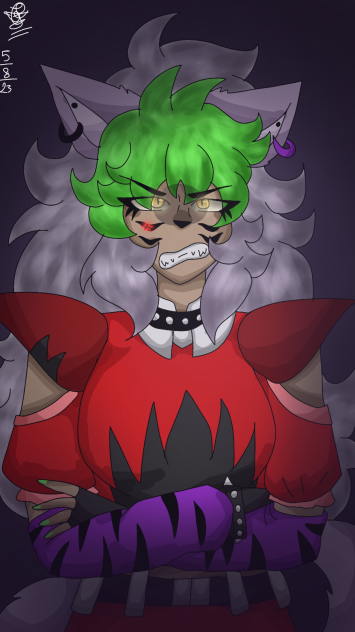 Roxanne(fnaf 9) - ibisPaint