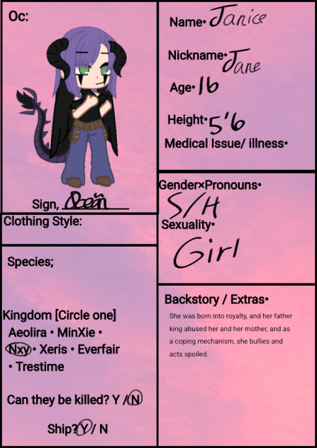 Ktcs Oc Chart - ibisPaint