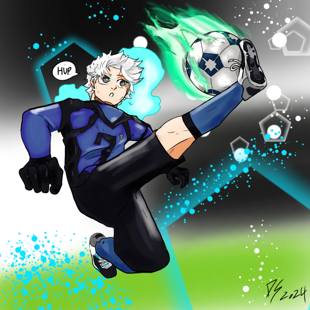 Nagi Seishiro blue lock - ibisPaint