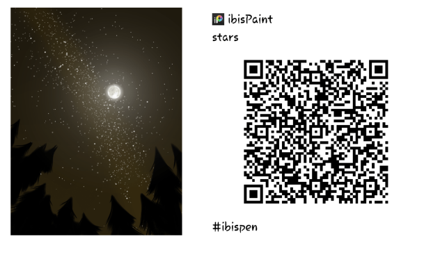 beneath the stars - ibisPaint