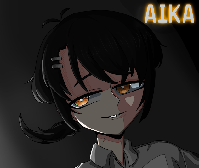 Eyes in the dark - ibisPaint