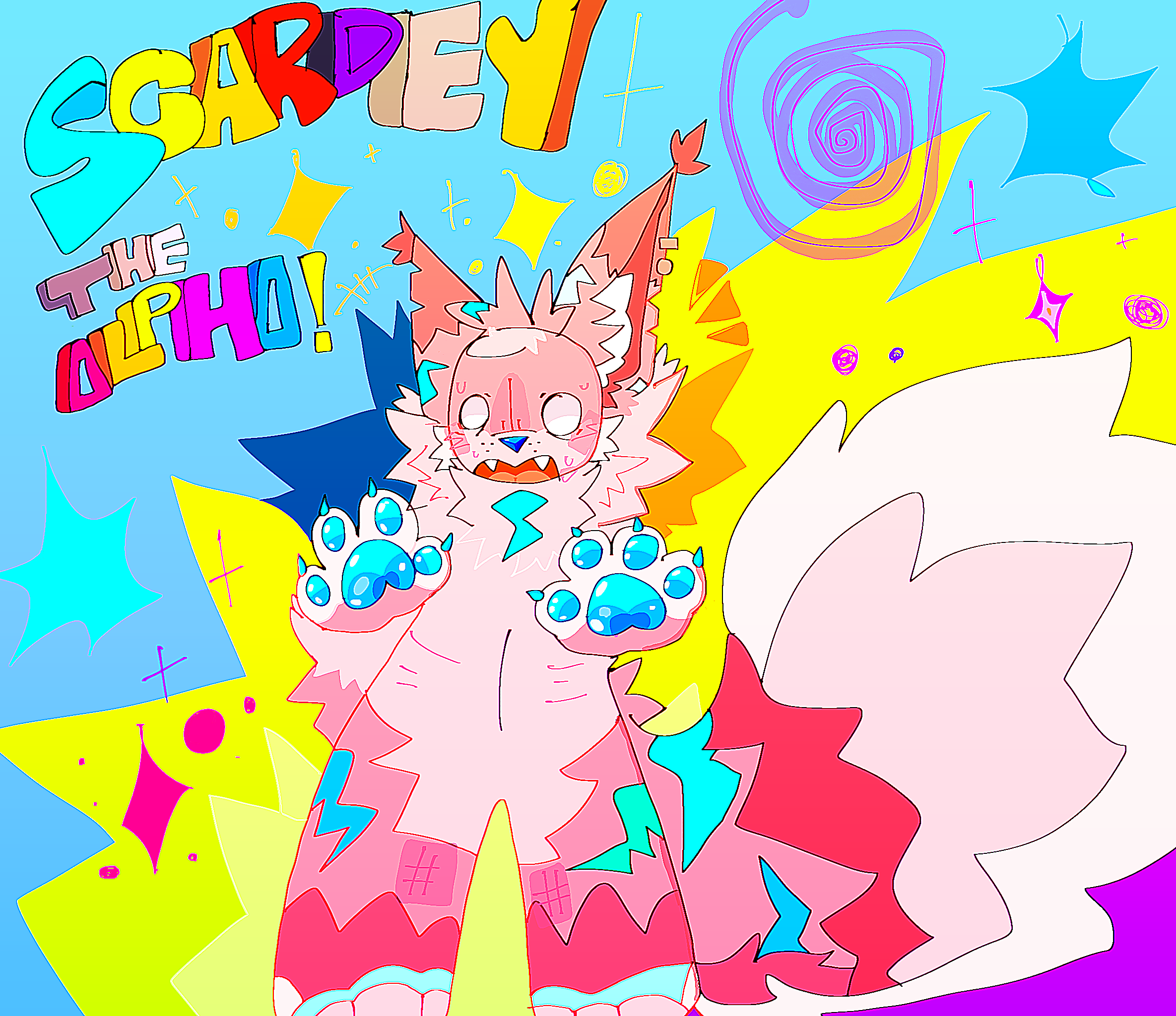 Scaredy the Alpha!!!😱 - ibisPaint