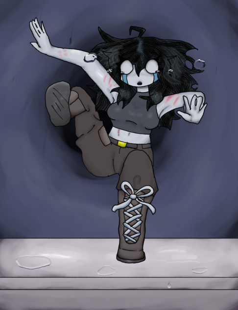 falls cutely - ibisPaint