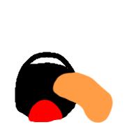 eating a cheeto - ibisPaint