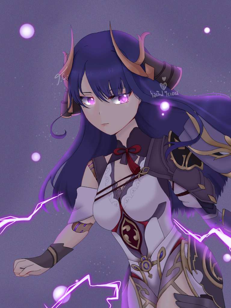 Raiden shogun boss [Genshin] - ibisPaint