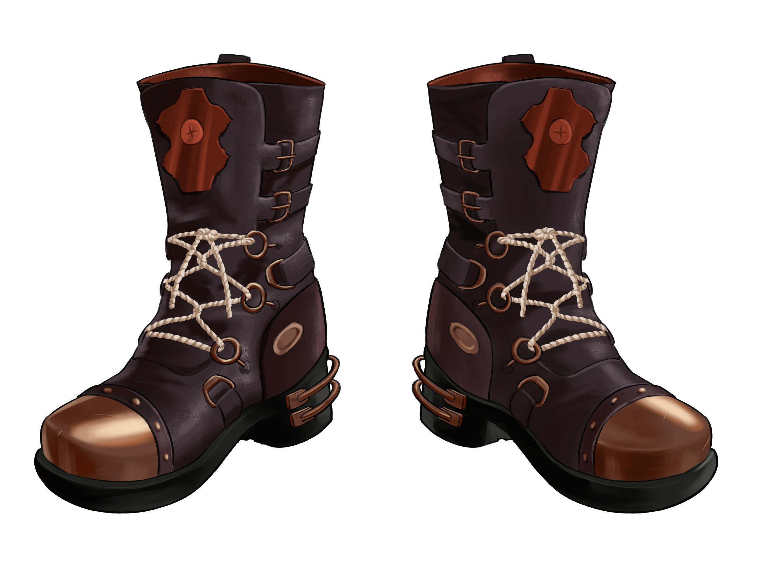 steampunk boots - ibisPaint
