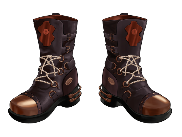 steampunk boots - ibisPaint