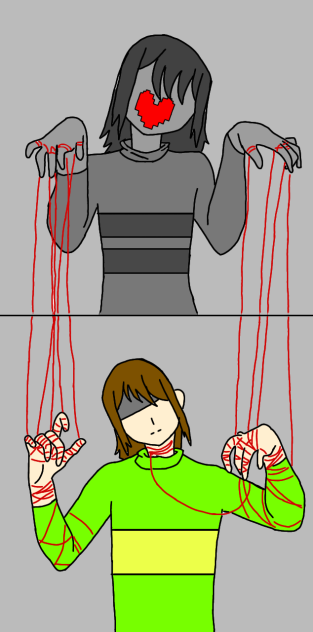 player controlling kris dreemurr - ibisPaint