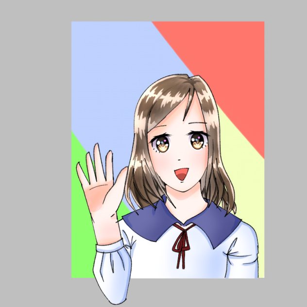 popping out illustration 2 - ibisPaint