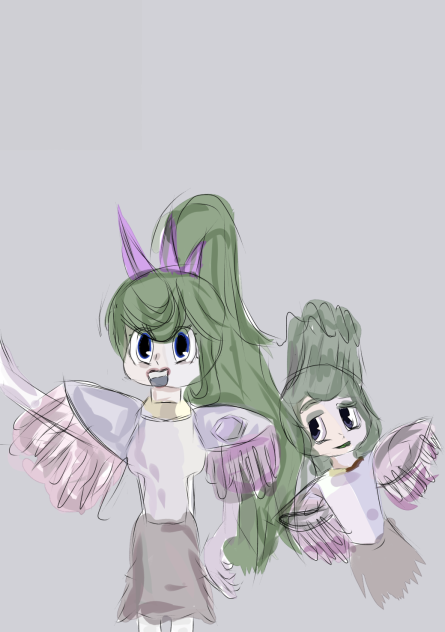 I tried to draw velvet and veneer - ibisPaint