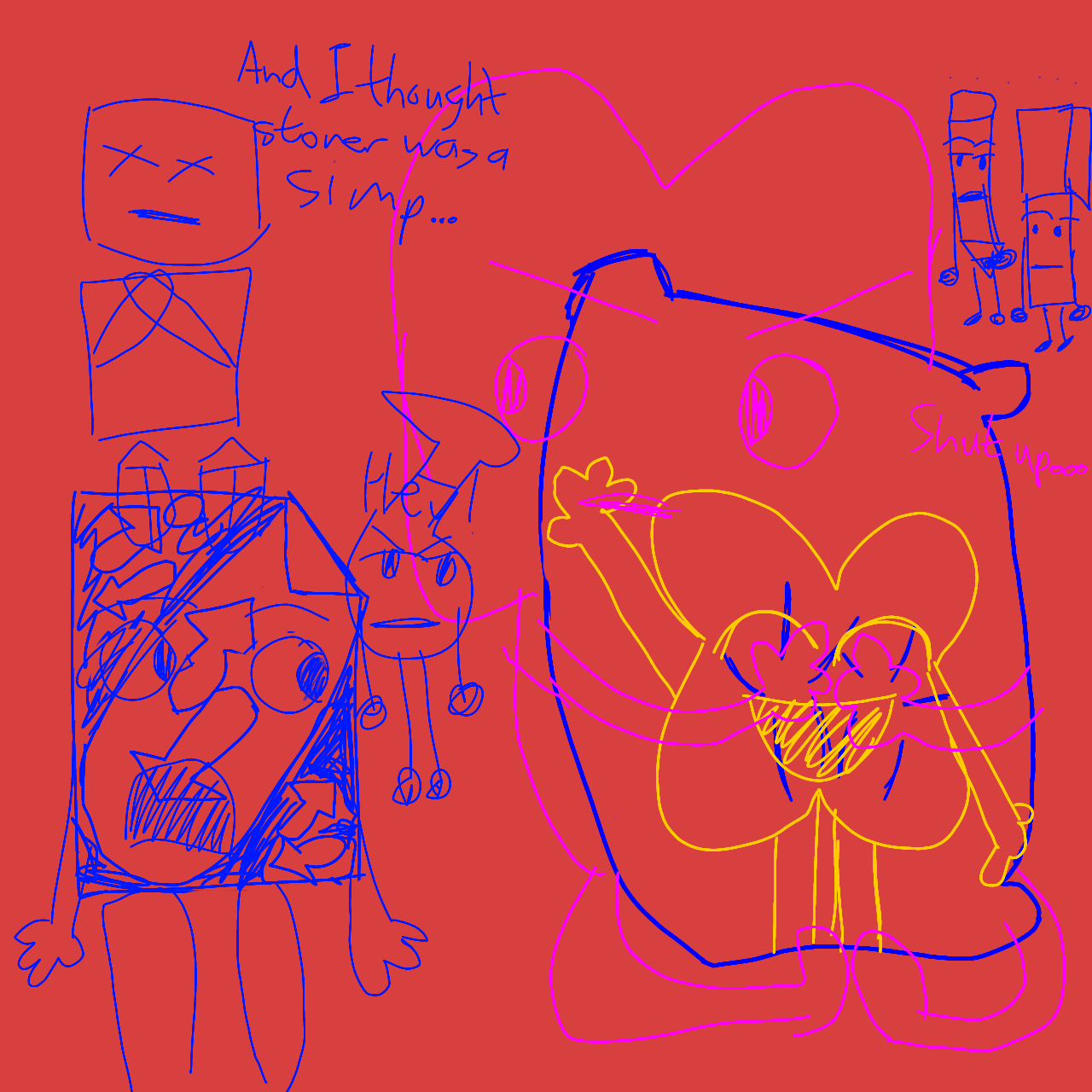 Four and Dos (Fanart!) WIP - ibisPaint