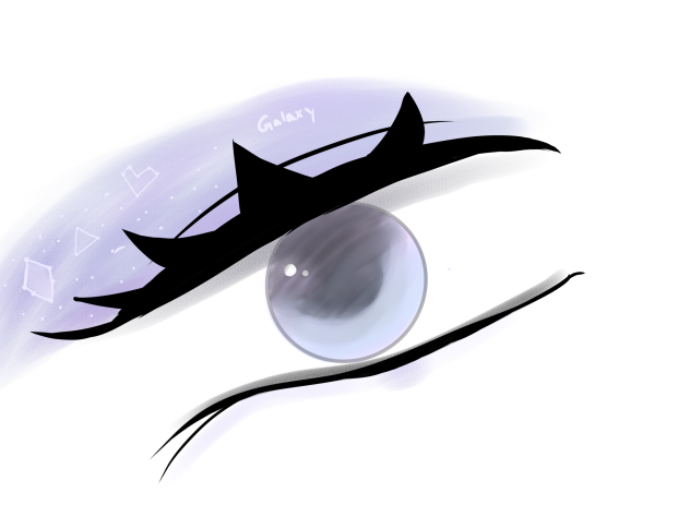 Galaxy eyes - ibisPaint
