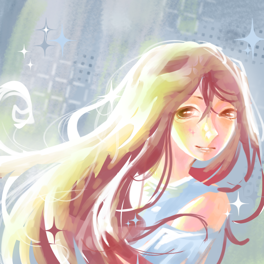 sunlight in the middle of rain - ibisPaint