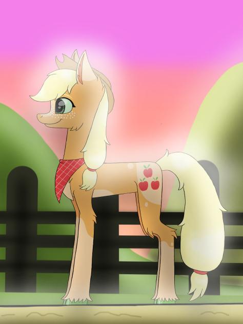 MLP Applejack [Redesign] - ibisPaint